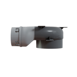 EA-FLEX ceiling/angle plenum box 2x75/123 stainless steel- Semi ...