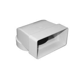 204x60mm pvc duct elbow bend spigot 125mm m/f